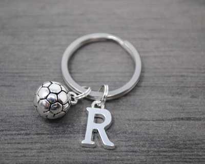 Football / Soccer Personalised Keyring / Keychain GIft For Him ...